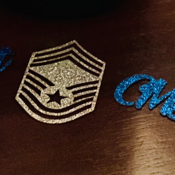 USAF Enlisted Rank Confetti - Air Force Retirement or Promotion NO SHED ...