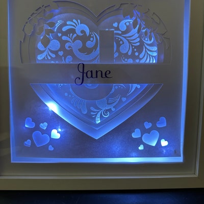 3D Split Monogram A-Z Shadow Box, Custom Name, Alphabet Family Name SVG ...