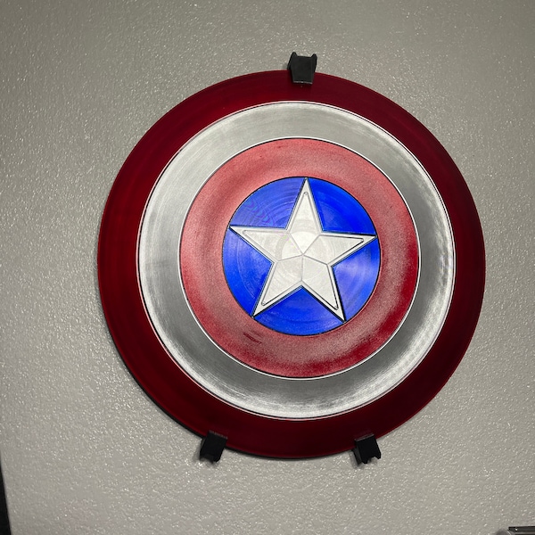 Captain America Shield Wall Mount / Super Hero Shield Display - Etsy