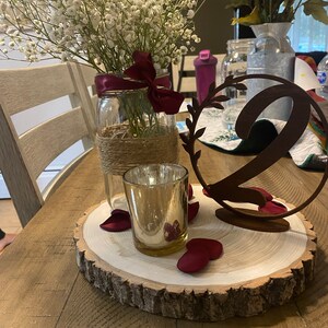 Table Numbers, Rustic Wood Wedding Decor, Table Decor, Event ...