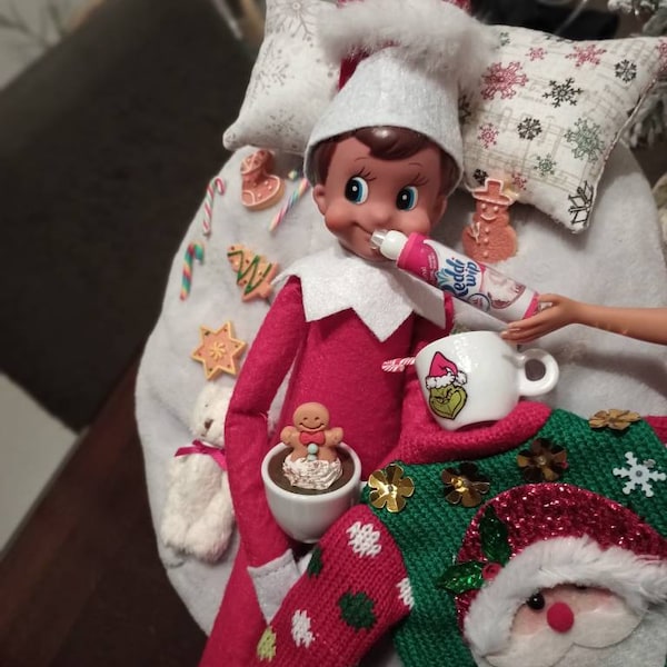 Mini 1/3rd Scale Hot Cocoa. Perfect Elf Prop. Christmas Elf Prop, 12 ...