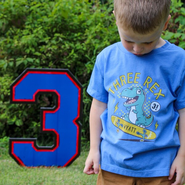 Personalized Toddler Boy & Girl Shirt, Custom Name Smiley Graphic Tee ...