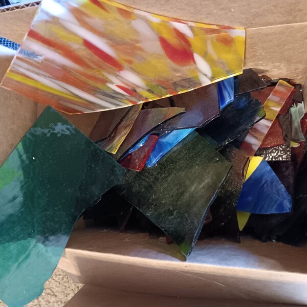 Monarch Glass Studio Mouth Blown Rondel - Redish Brown - Etsy