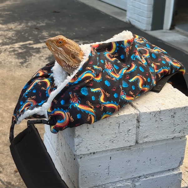 Bearded Dragon Carrier/blue Tongue Skink Carrier/lizard Carrier - Etsy