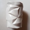 Origami Ceramic Mug. Minimalist Porcelain Mug.triangle Minimal - Etsy