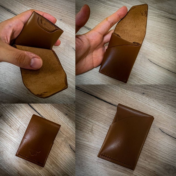 Minimalist Slim Wallet Template , DIY EDC Leather Wallet PDF Pattern - Etsy
