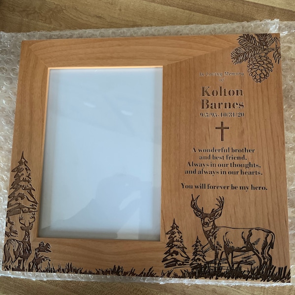 My First Deer Picture Frame - Etsy