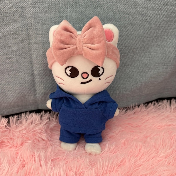 Lee Know Cat Look, Skzoo Clothes, Leebit, Skzoo Outfits, Kpop Doll Gifts, Stray Kids Gifts - Etsy