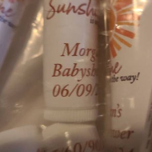 Personalized 6 Pieces A Little Ray of Sunshine is on the Way Mini ...