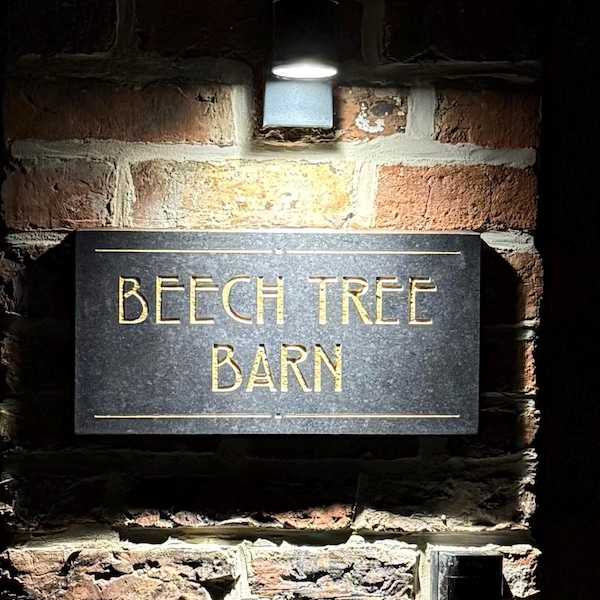 Natural Granite House Signs for Doors , Gates and Fences Available in ...
