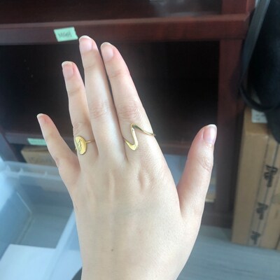 Silver Adjustable Bangle Bracelet, Silver Bangle, Adjustable Simple ...