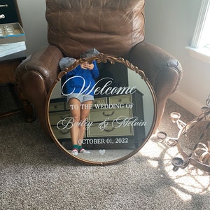 Event Timeline Wedding Sign Decal /personalized Couples Names | Etsy