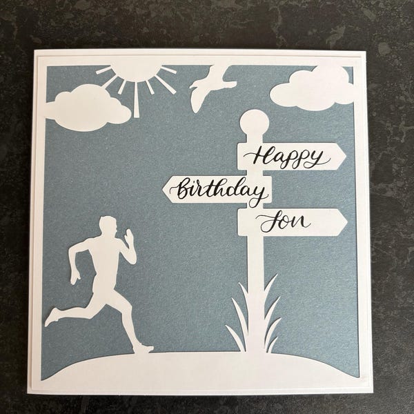 Personalised Runners Birthday Card | Male | Female | Runner L Athlete L ...