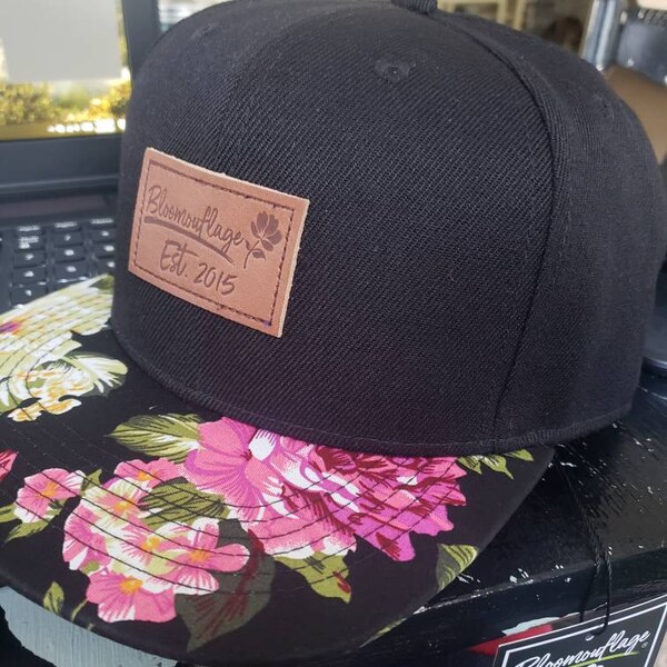 Hat Snapback Floral - Etsy