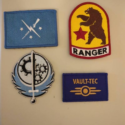 Fallout New Vegas Inspired Ranger Bear NCR Cosplay Gamer Patch Hook and ...