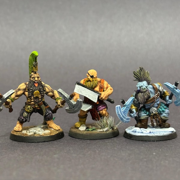 Amber Golems (bundle or Individual) - 32mm RPG Miniature for Curse of ...