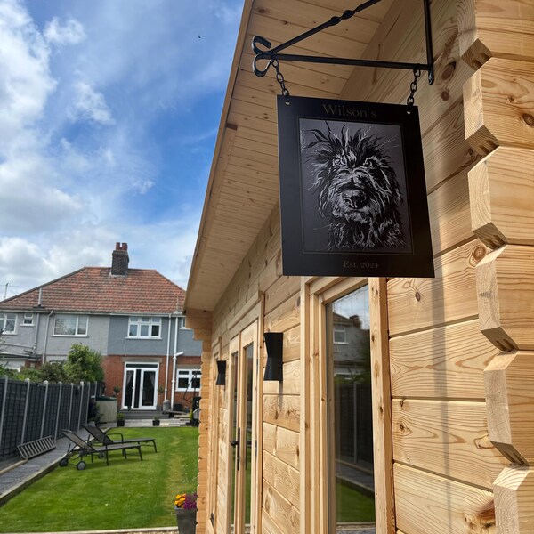 Premium Personalised Hanging Pub Sign for Home Bar or Man Cave - Etsy UK