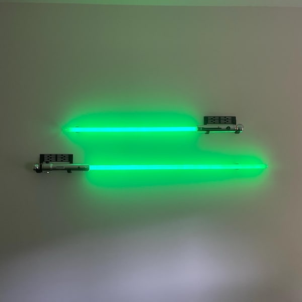 Lightsaber Wall Mount - Fits All Lightsabers - Horizontal Stand - Hilt ...