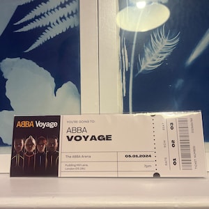 PERSONALISED FOR YOU Concert or Event Ticket Stub Gift Souvenir Ways to ...