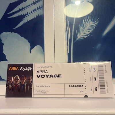 PERSONALISED FOR YOU Concert or Event Ticket Stub Gift Souvenir Ways to ...