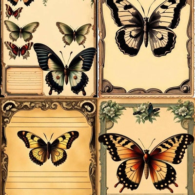 Botanica Exotica Vintage Digikit Digital Kit Digital Printable Digital ...