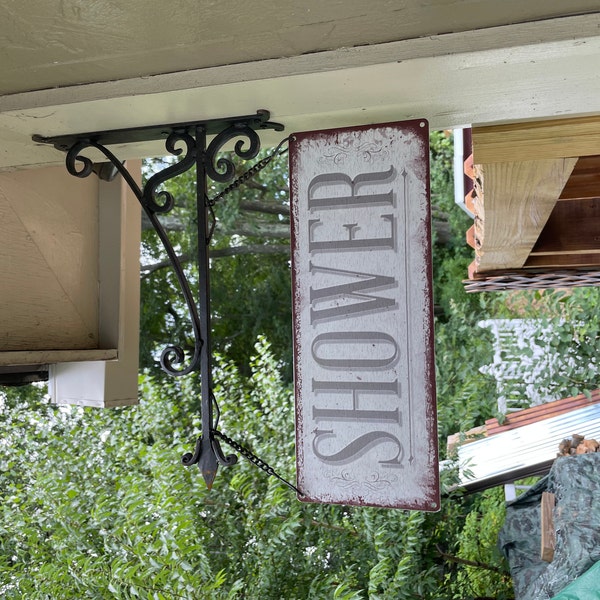 Old English Style - 14" Pub Sign Bracket With Chains - Etsy