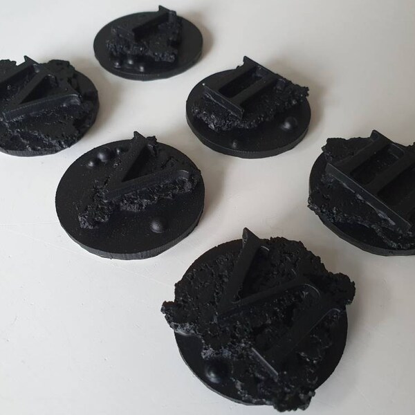 Miniature Bases | Urban Rubble Base | 90mm X 1 | Dnd Wargaming 40000 ...