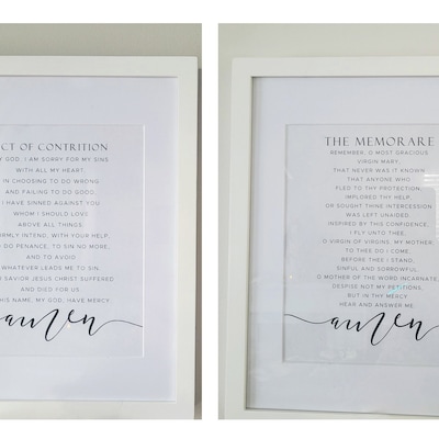 Ave Maria Prayer Printable, Hail Mary Prayer in Latin, Latin Catholic ...