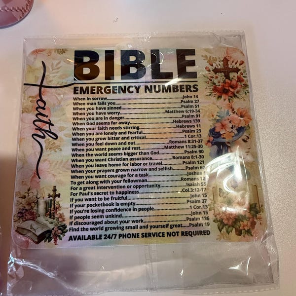 Bible Emergency Numbers PNG, Christian Mouse Pad PNG, Mouse Pad PNG ...