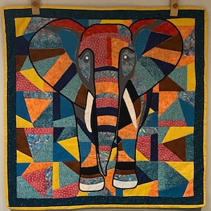 Patchwork Elephant Pattern ,elephant Quilt Pattern ,quilt Pattern Pdf ...