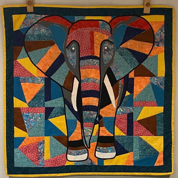 Bear Patchwork Pattern, Bear Quilt Pattern, Bear Sewing Pattern, Animal ...