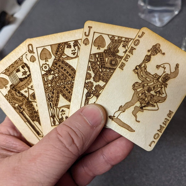 Card Games/poker Card - Svg / Pdf / Eps / Dxf Laser Cut File - Instant ...