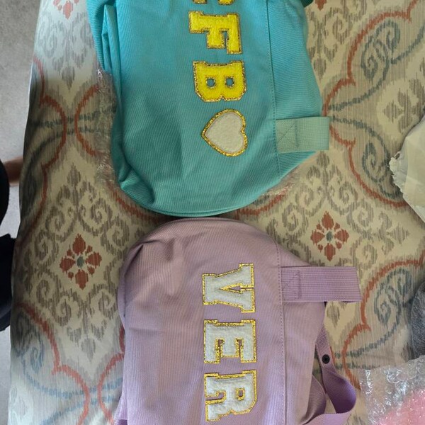 Sewn Letter Backpack,personalized Kids Backpack,kindergarten Backpack ...