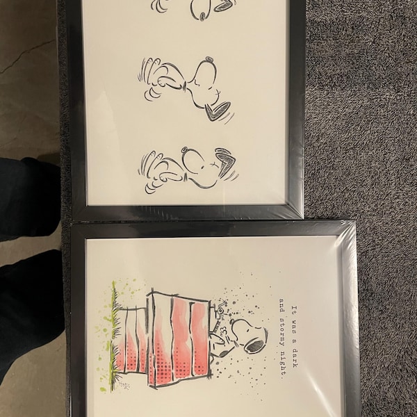 Charlie Brown Inspired Art Print, Lucy, Football, Poster, Gift, Peanuts ...