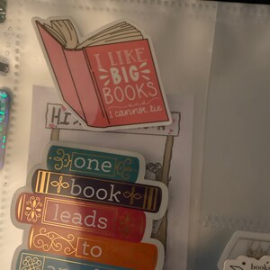 I Like Big Books and I Cannot Lie Book Lover Sticker | Etsy