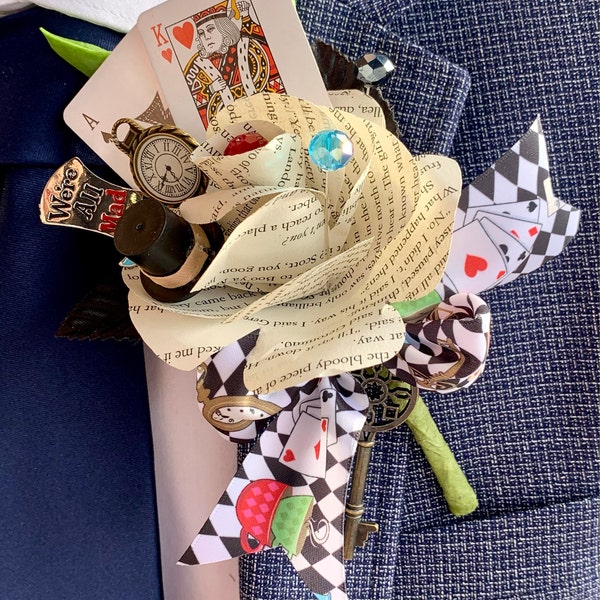 Alice in Wonderland Ribbon: Harlequin Tea Party Print, 1.5" Satin - Etsy