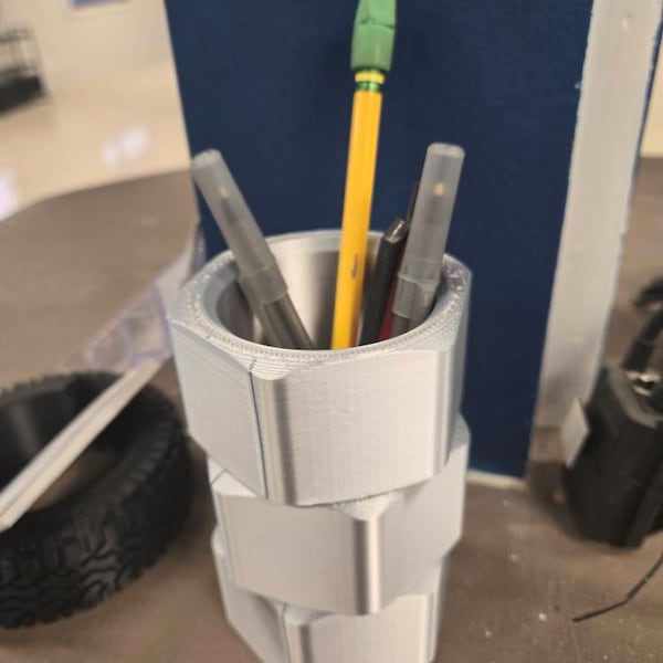 Nut Stack | Pen Holder Cup | Home or Office Desk Organizer | Tool Box | 3D Printed - Etsy