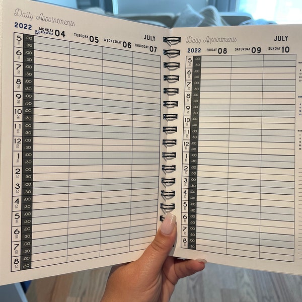Appointment Book Custom Layout Add Ons - Etsy