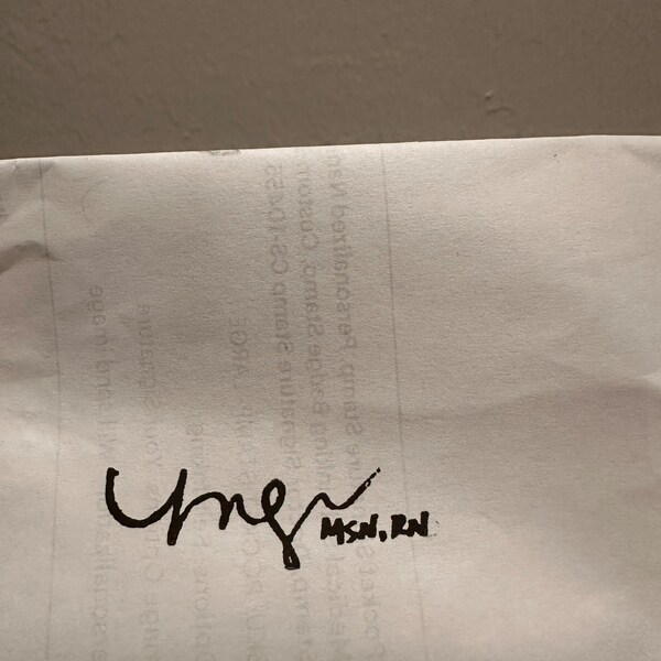 Pocket Signature Stamp, Personalized Name Stamper, Medical Self-inking ...