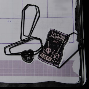 Coffin Paperclips, Spooky Cute, Goth - Etsy