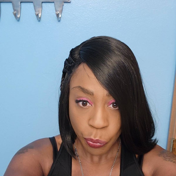 Faith, Blossom Swirl Updo Lace Front Wig, Synthetic Custom Wig, Styled ...