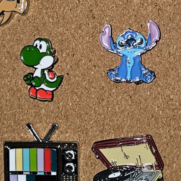 Stitch Ohana Anime Enamel Pin Gift Set Anime Animal Gift Funny Pins Set ...