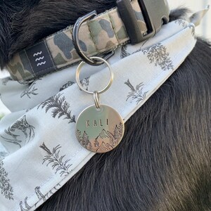 Wilderness Dog Tags Wolf Dog Tags Custom Dog Tags | Etsy