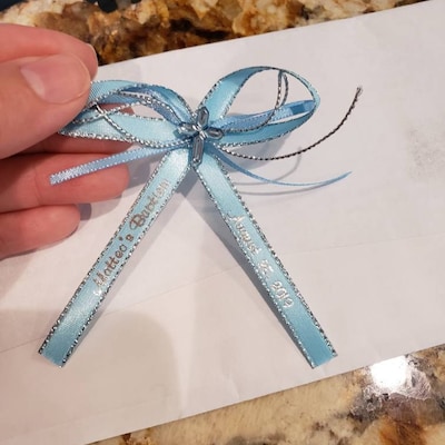 Personalized Favor Ribbon/funeral Capias/wedding/quinceañeras/listones ...