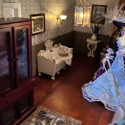 Dollhouse Kitchen Island Miniature French Country Miniature - Etsy