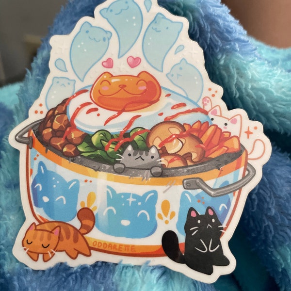 Korean Food Cats - Kimchi - Kimbap - Bibimbap - Ttoekbokki ...