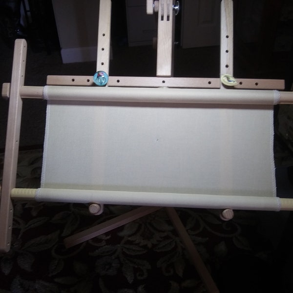 Needlepoint Embroidery Tapestry Wooden Scroll Frame Made of Organic ...
