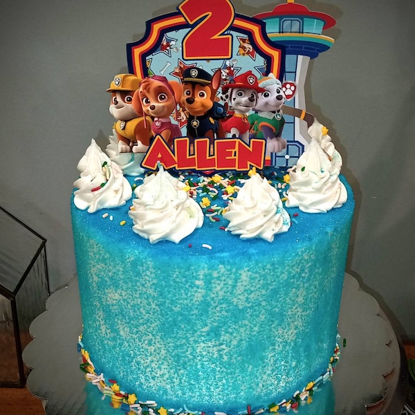 Personalized Character Cake Topper - Etsy