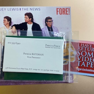 American Psycho Patrick Bateman Business Card Replicas / - Etsy