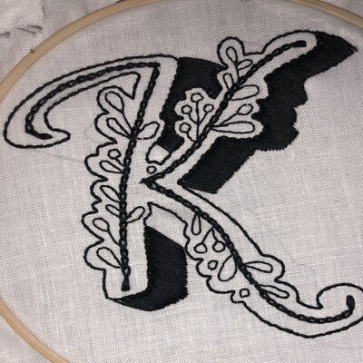Hand Embroidery Designs Monogram Letter L Hand Embroidery Designs 3 ...